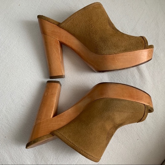 Coach | Shoes | Coach Suede Leather Clogs | Poshmark